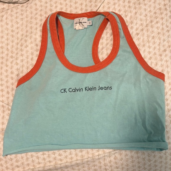 Calvin Klein | Tops | Vintage Cropped Calvin Klein Tank | Poshmark